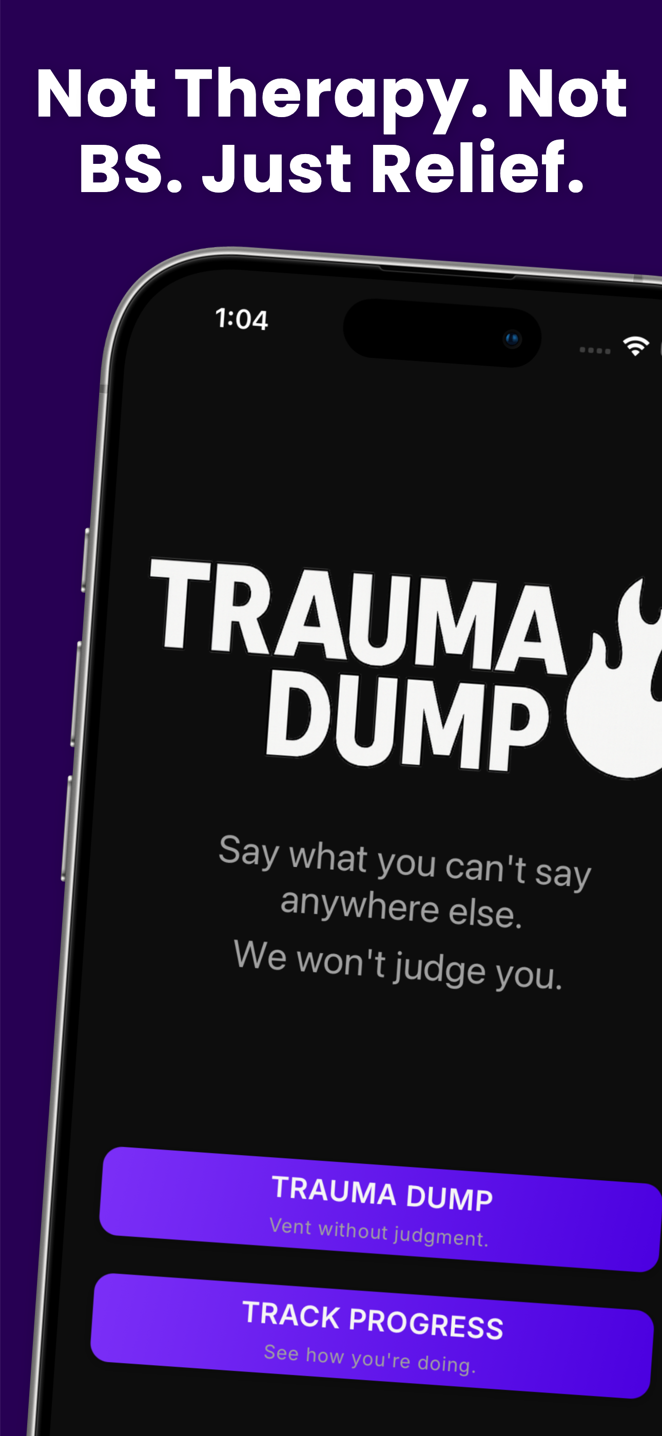 Trauma Dump - Scream Therapy, Text Edition